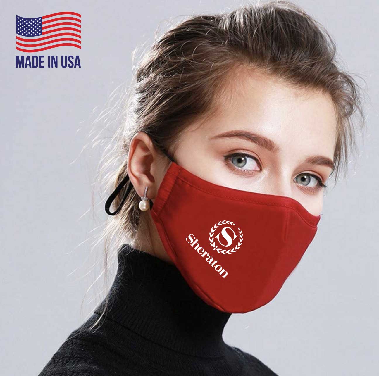 Custom Nose Curved Fabric Mask - uscraft.com